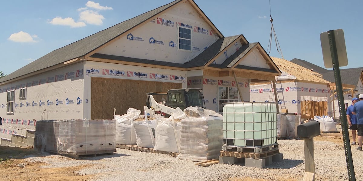 Construction continues on the 2024 St. Jude Dream Home in Lexington Construction continues on the 2024 St. Jude Dream Home in Lexington